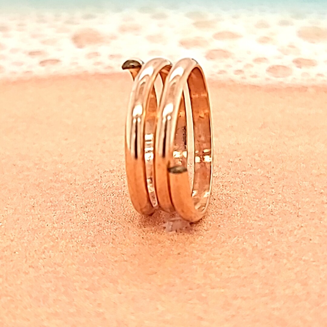 Spiral Ring toe Rings, Women's Toe Rings, Toe Accessories, Gold Toe ...