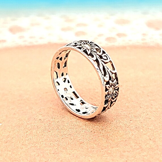 Sterling silver ring Toe rings Women's toe rings | Etsy