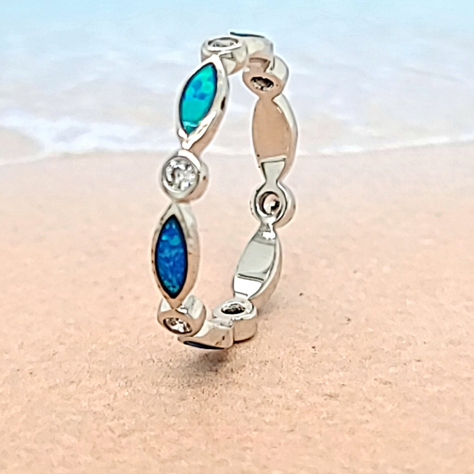 Opal Ring Toe Ring Toe Rings for Women Women's Toe | Etsy