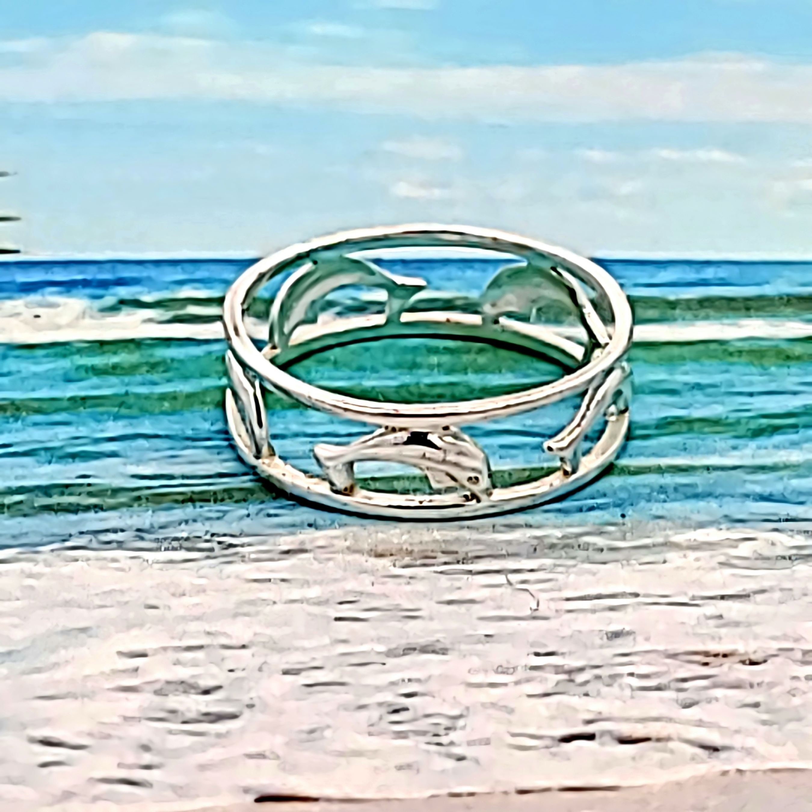 Sterling Silver Dolphin Toe Ring: Beach Ocean Jewelry - Etsy