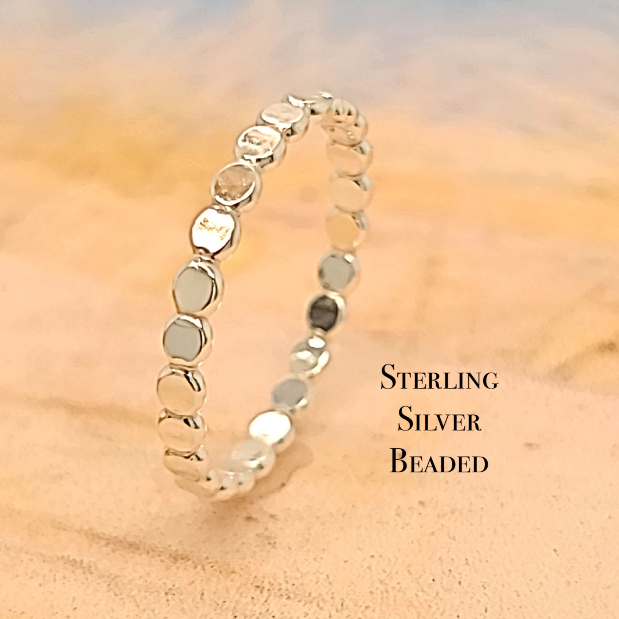 Gold beaded ring Flat gold bead Toe ring Women's toe | Etsy