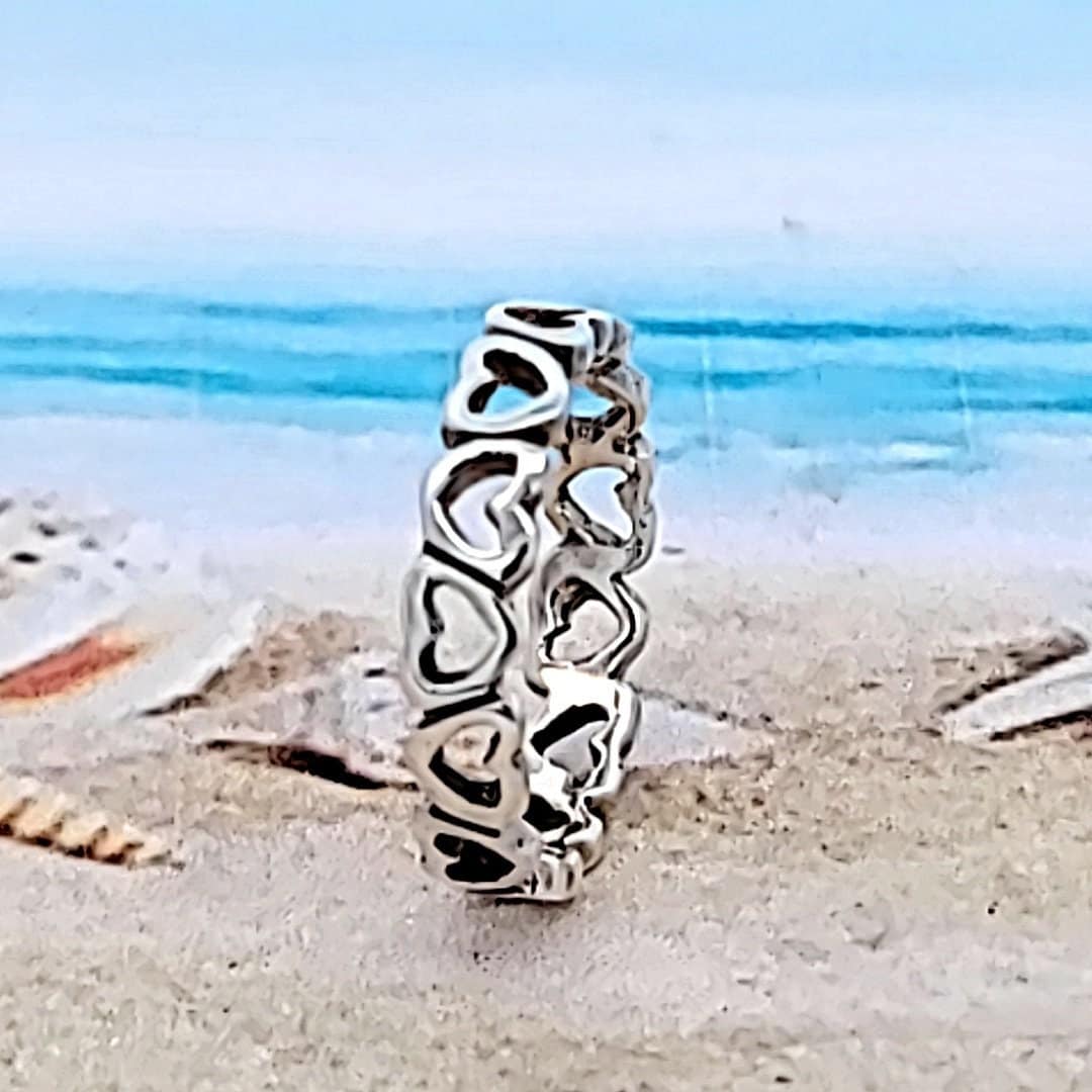 Heart Toe Ring, Women's Toe Rings, Sterling Silver Rings, Toe Ring ...