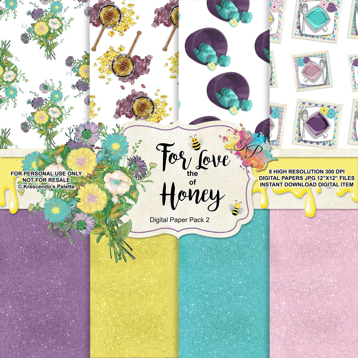 PRINTABLE, Digital Paper, Seamless High Resolution 300 Dpi, for the ...