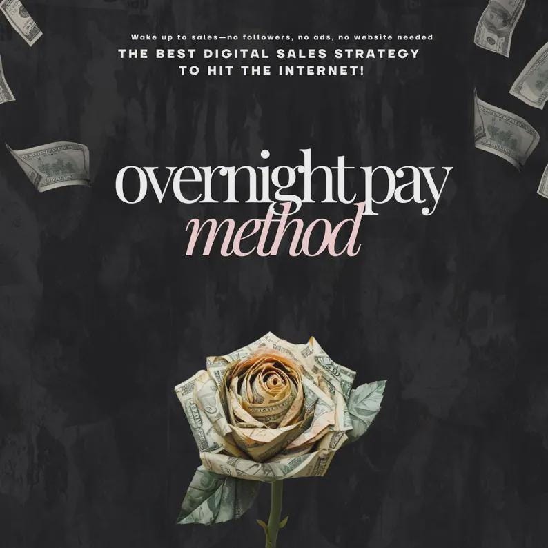 Overnight Pay Method | Faceless Digital Marketing Ebook | Overnight Pay ...