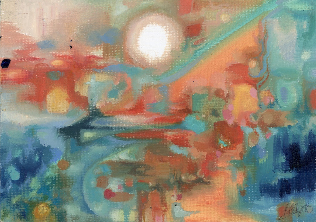 Midway - Oil Painting - Etsy