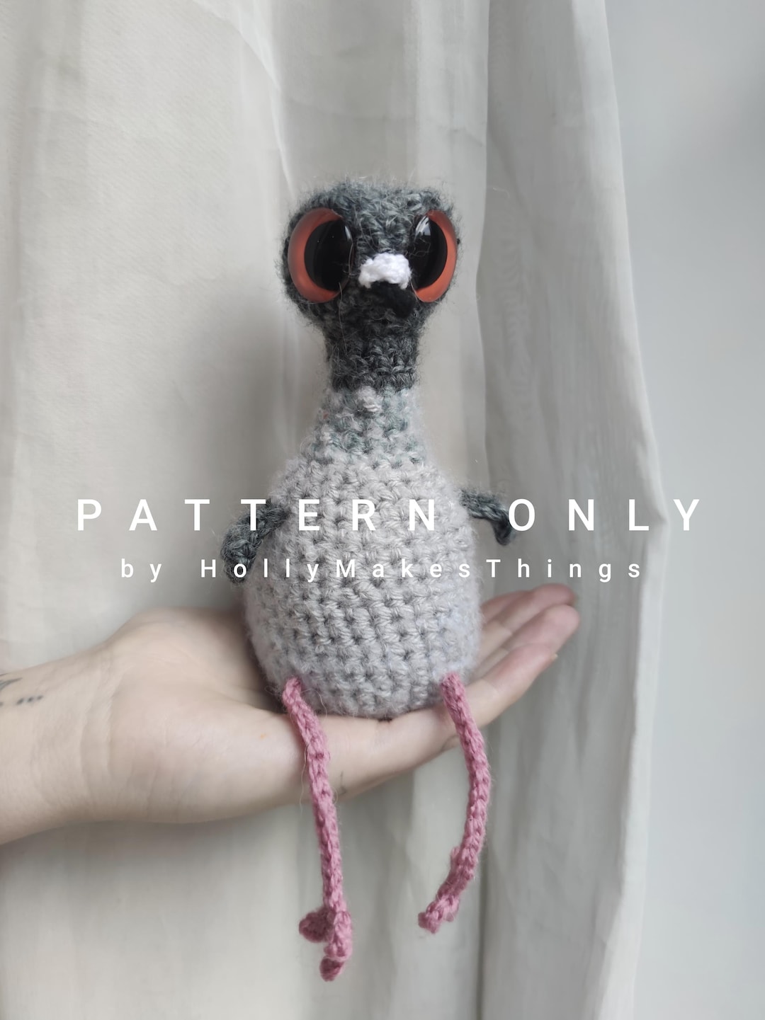 DIGITAL DOWNLOAD Pigeon Toy Crochet Pattern - Etsy