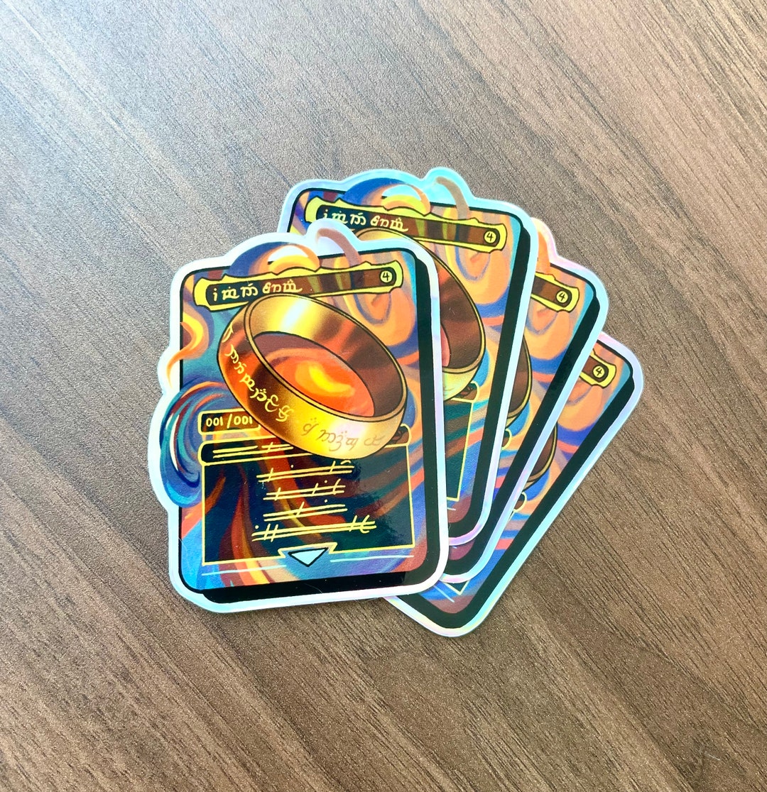 2"x3" the One Ring MTG Card Holographic Sticker | Vinyl Waterproof ...