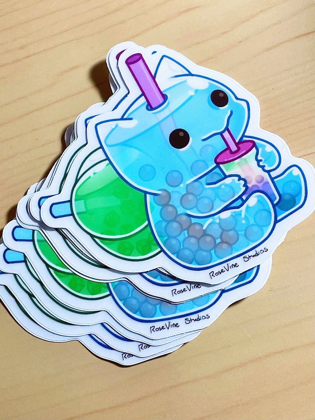 Boba-saur | Bubble Tea Bulbasaur Pokemon | Waterproof Vinyl Decal - Etsy