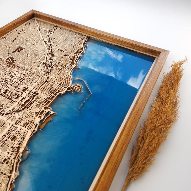Resin Wood Map - Etsy