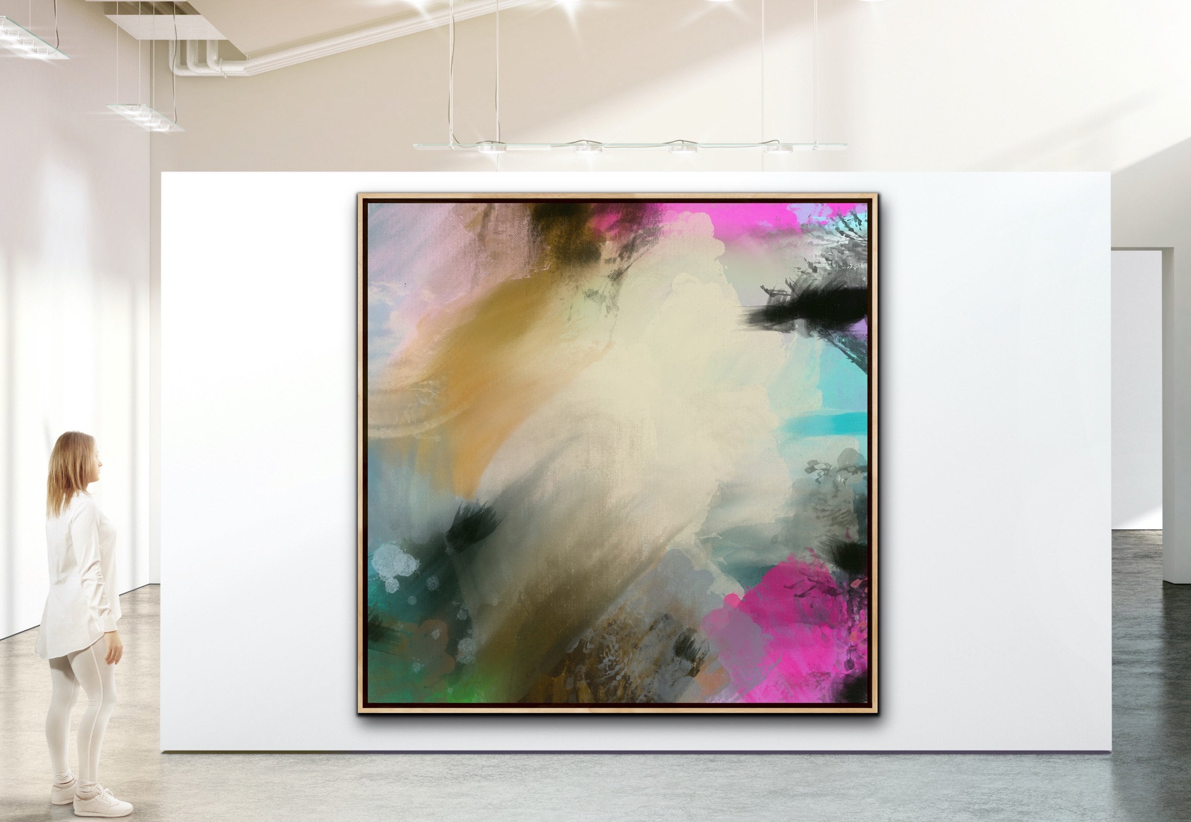 Abstract Extra Large Colorful Art Print, SPLASH - Etsy