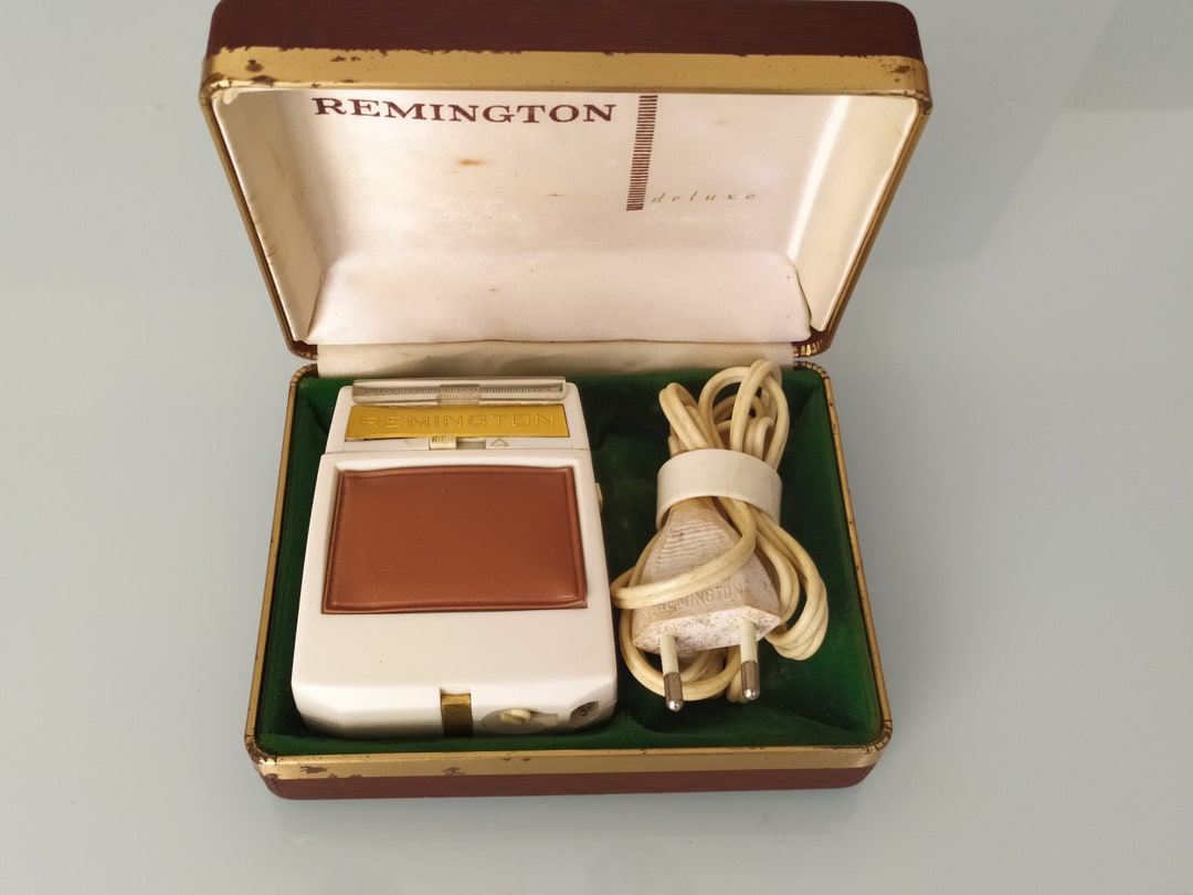 Vintage Remington Electric Shaver Mod. De Luxe Roll a Matic - Etsy