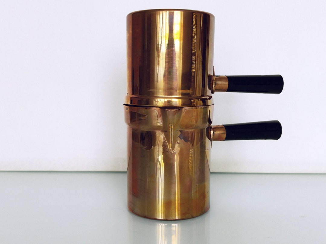 Vintage Neapolitan Coffee Maker Copper Coffee Maker 6 Cups Italian ...
