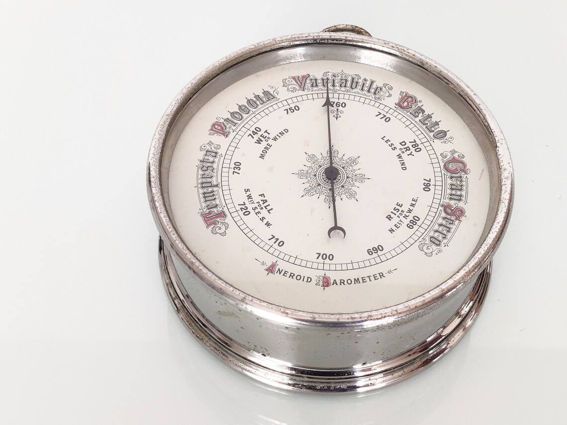 Vintage Aneroid Barometer Precision Aneroid Barometer | Etsy