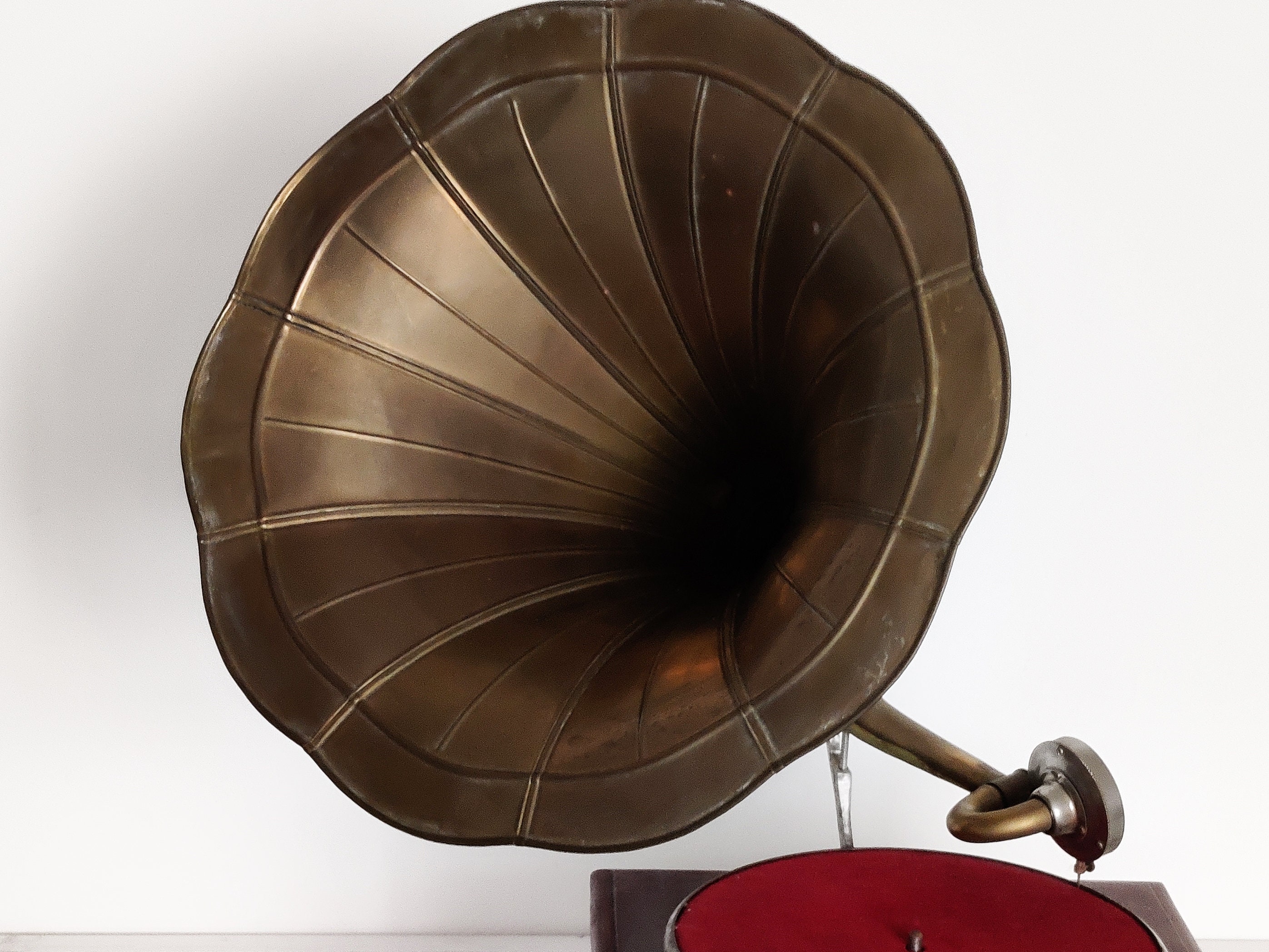 Vintage His Master's Voice Gramophone Crank Gramophone | Etsy