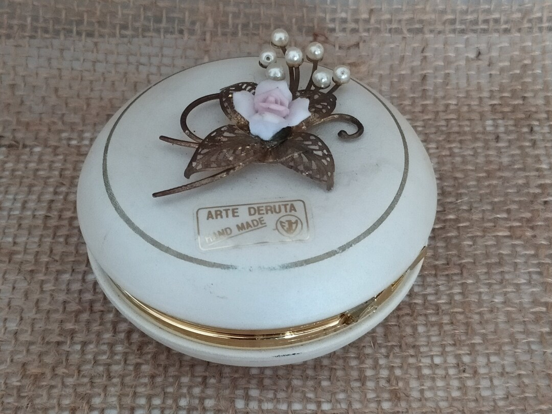 Trinket Box, Ceramic Jewelry Box, Deruta Trinket Box Wedding Favor - Etsy