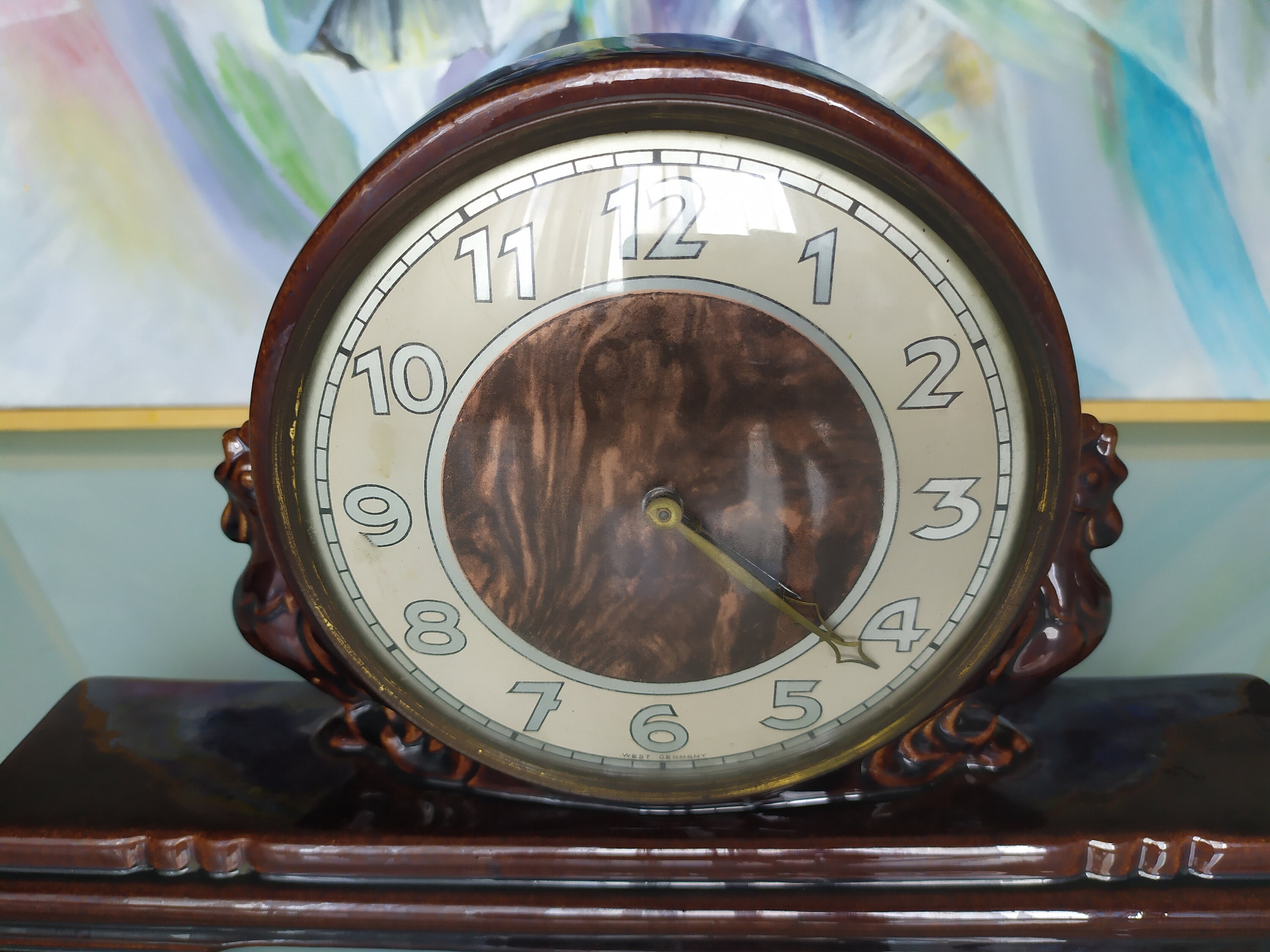 Vintage Table Clock Art Deco Table Clock | Etsy