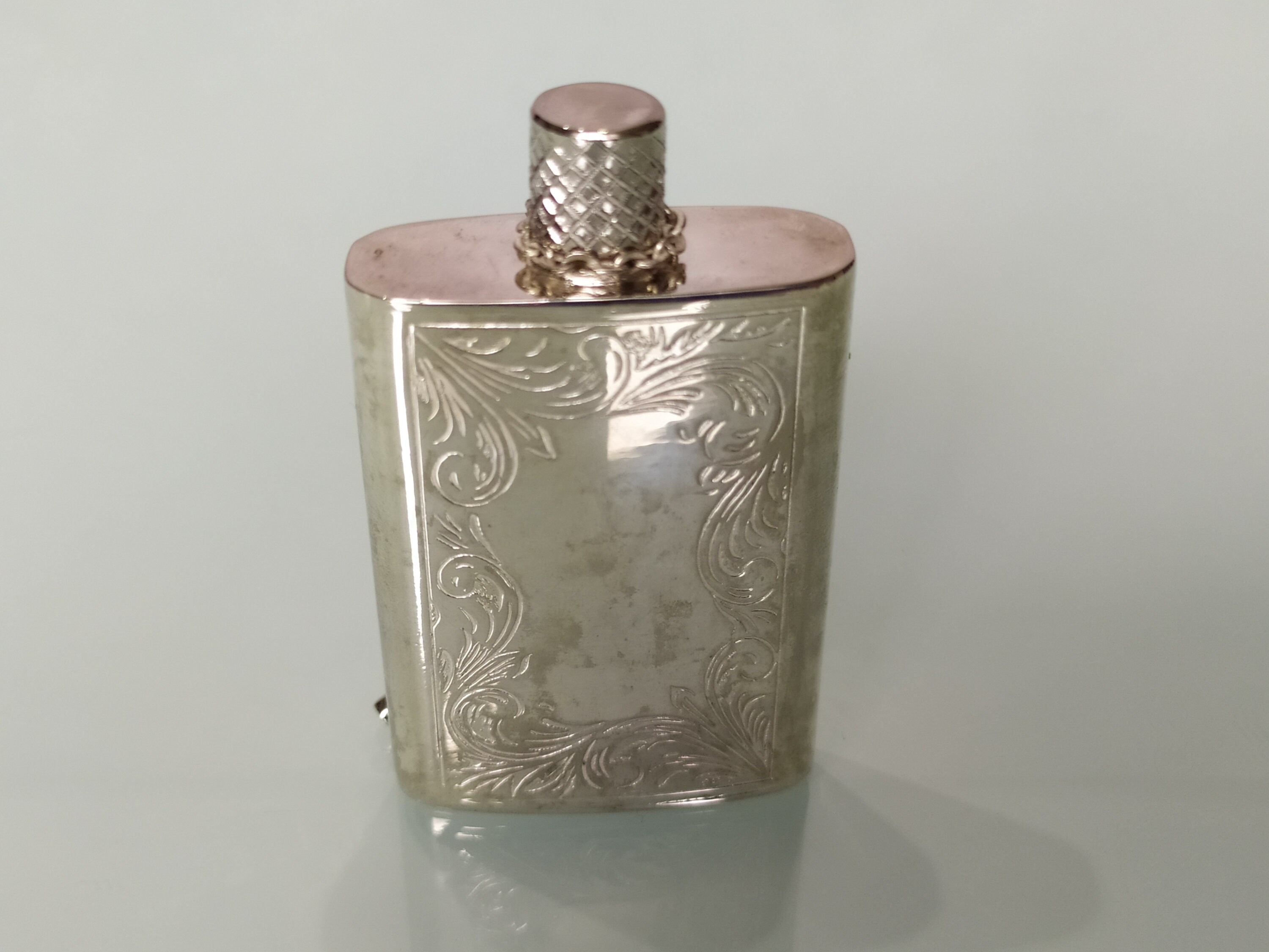 Silver Plated Perfume Bottle With Funnel - Etsy