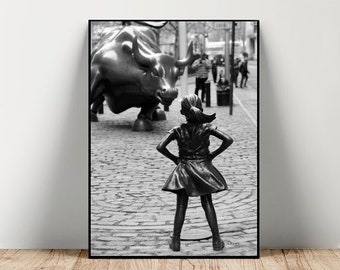Fearless Girl Poster - Etsy