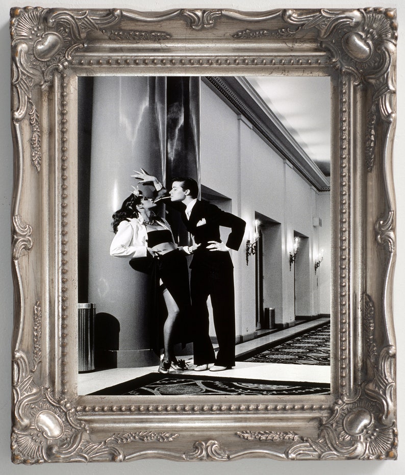 Vintage Posterhelmut Newton Woman Into A Man Art Print - Etsy