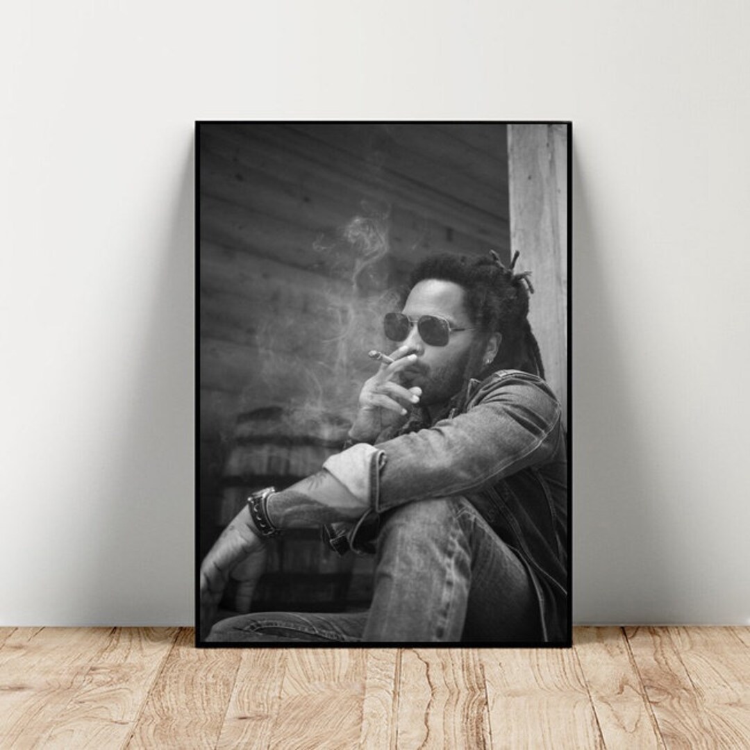 Lenny Kravitz Canvas Poster, Canvas Art Painting Wall Art Living Room ...