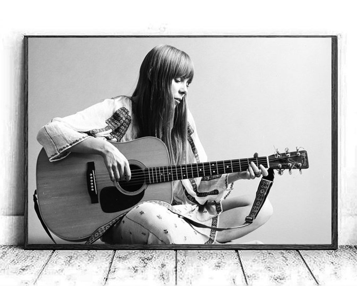 Joni Mitchell Canvas Poster Canvas Art Painting Wall Art - Etsy