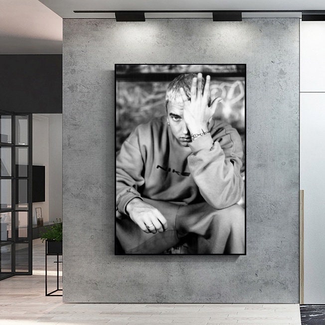 Eminem Canvas Poster, Canvas Art Painting Wall Art Living Room Decor ...