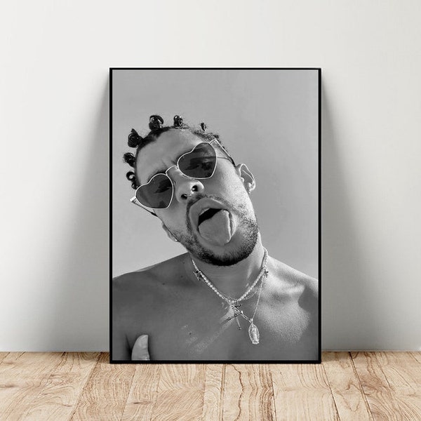 Bad Bunny Poster - Etsy