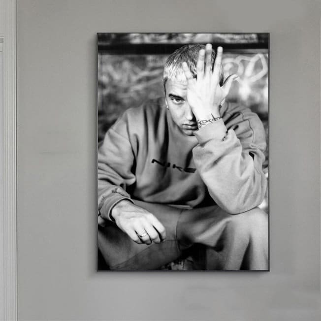 Eminem Canvas Poster, Canvas Art Painting Wall Art Living Room Decor ...