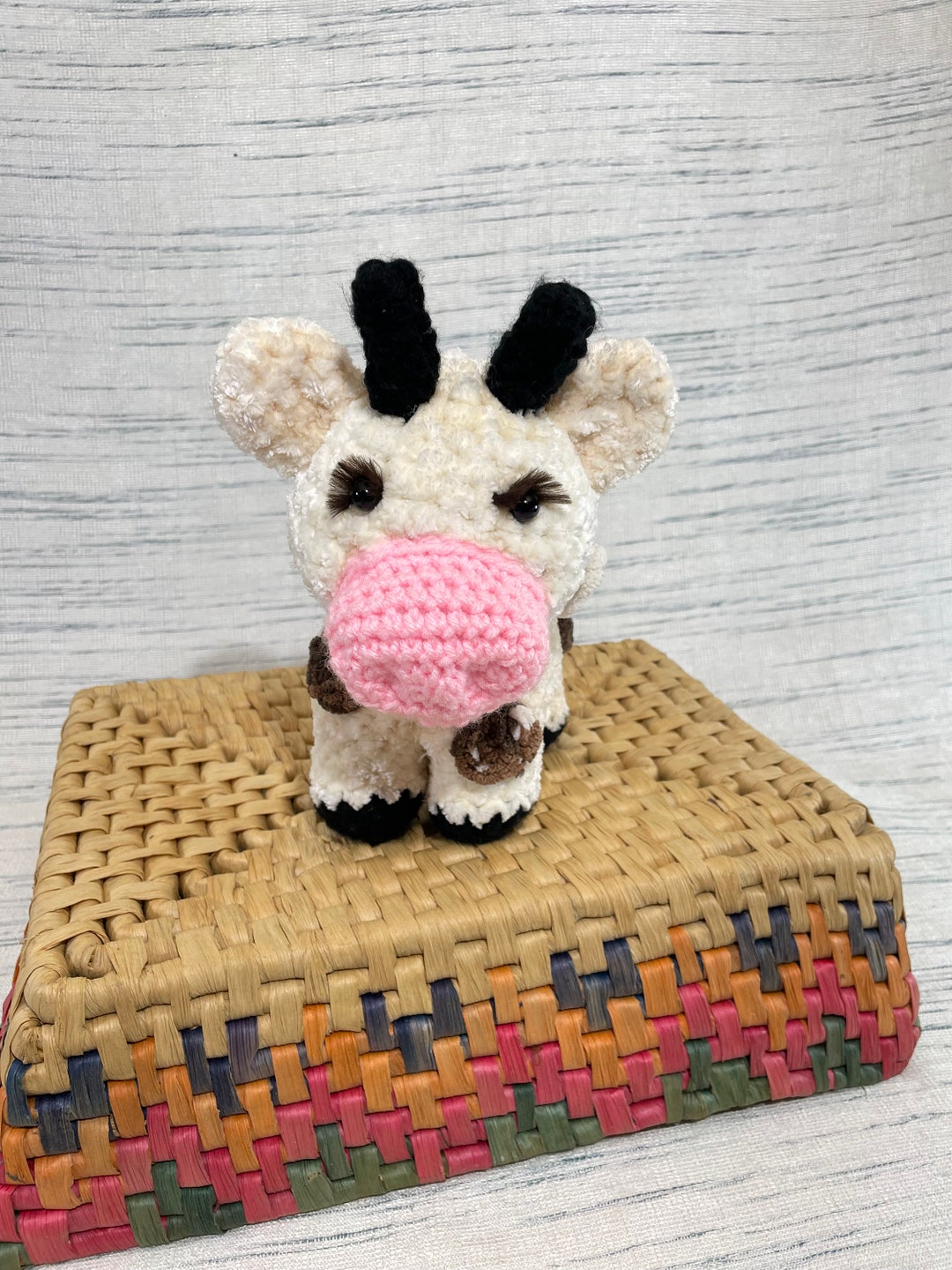 Stuffed Cow, Plush Cow, Crochet Cow, Nursery Decor, Gift Idea - Etsy