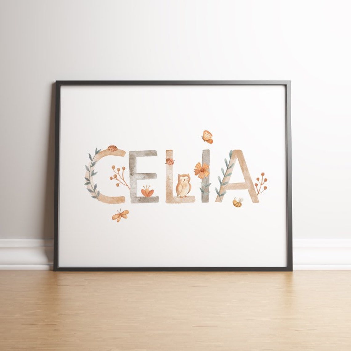 Affiche Prénom CELIA - Etsy France