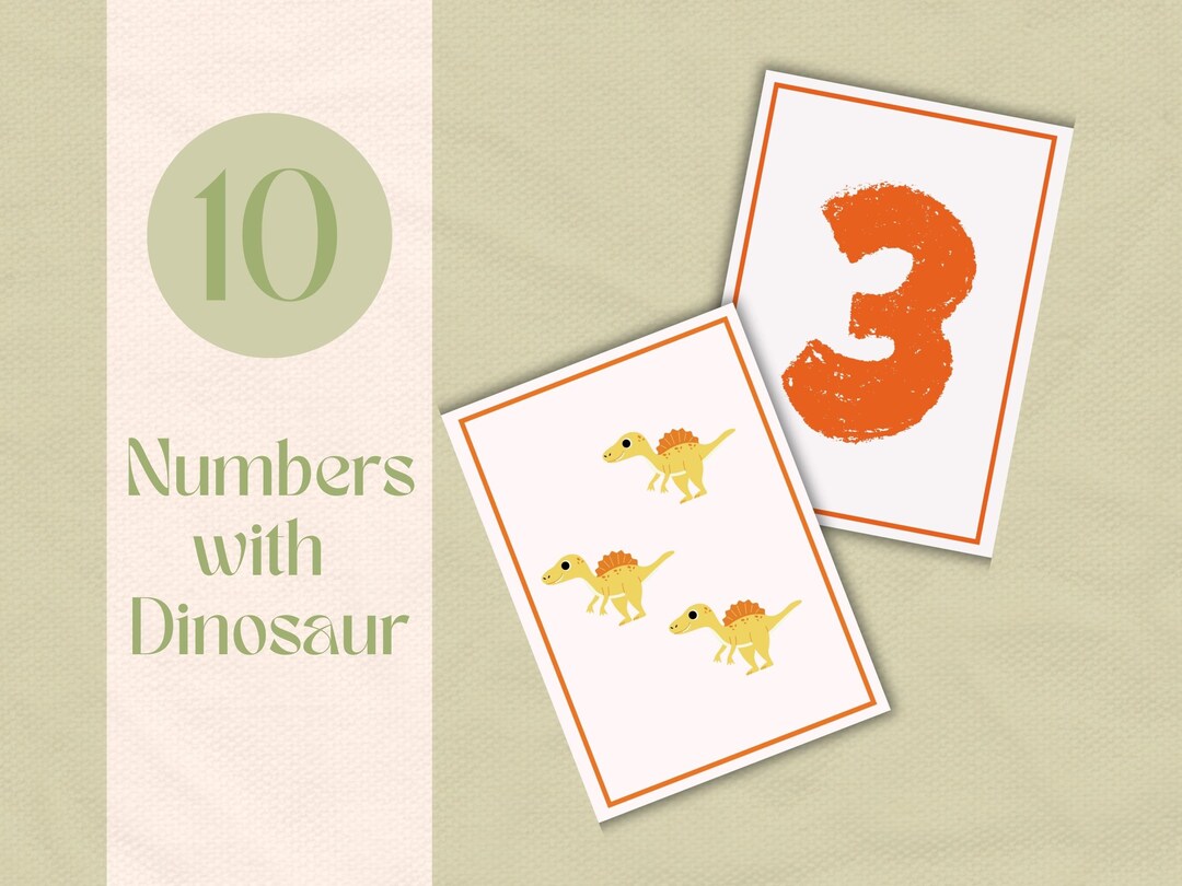 Counting Number Cards for Kids Set of 10 Educational Counting ...