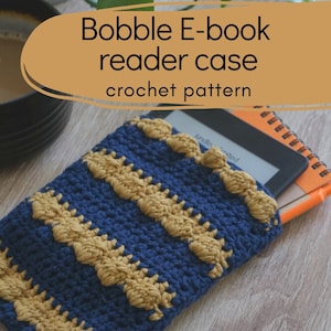 Bobble E-book Reader Case, Kindle Case Crochet Pattern, Quick Crochet Project, Kindle Case - Etsy
