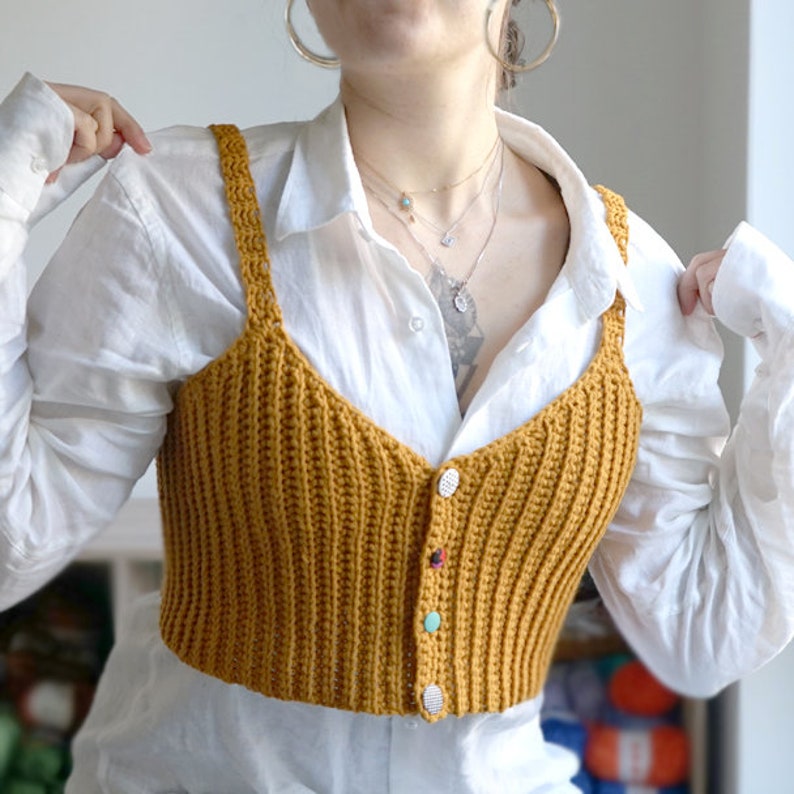 Funky Tank Top Crochet Pattern - Etsy