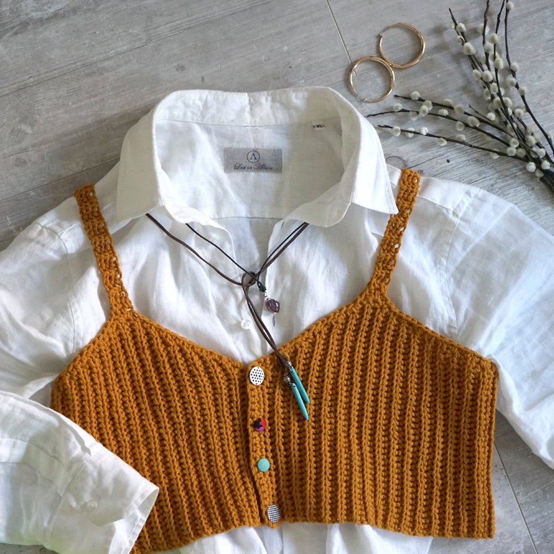 Funky Tank Top Crochet Pattern - Etsy