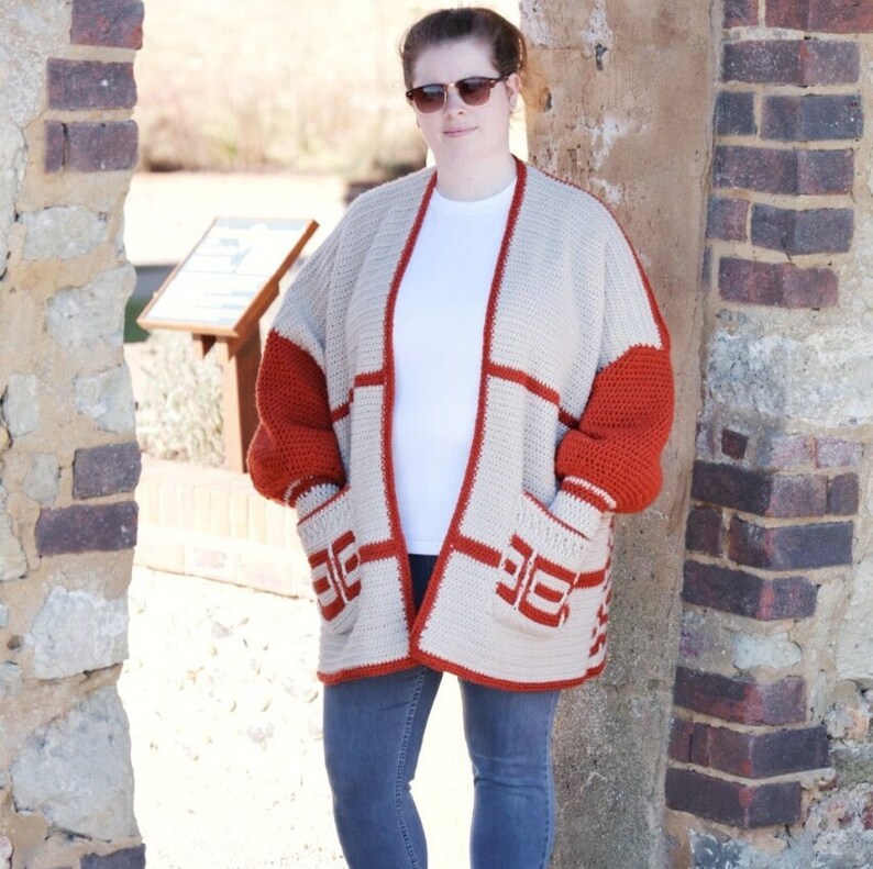 Phoenix Cardigan: Intermediate-advanced Crochet Pattern for a Cozy ...