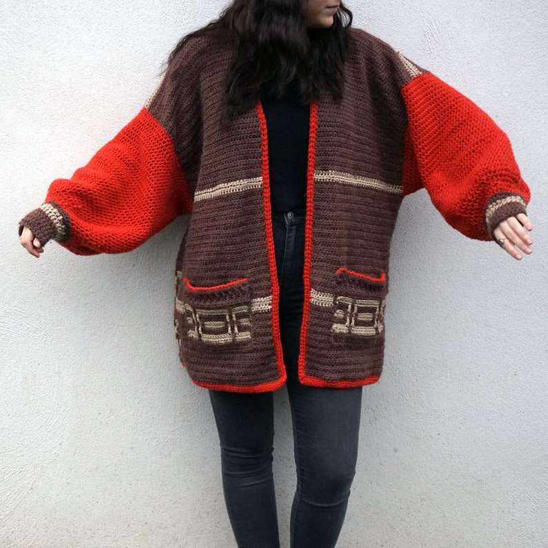 Phoenix Cardigan: Intermediate-advanced Crochet Pattern for a Cozy ...