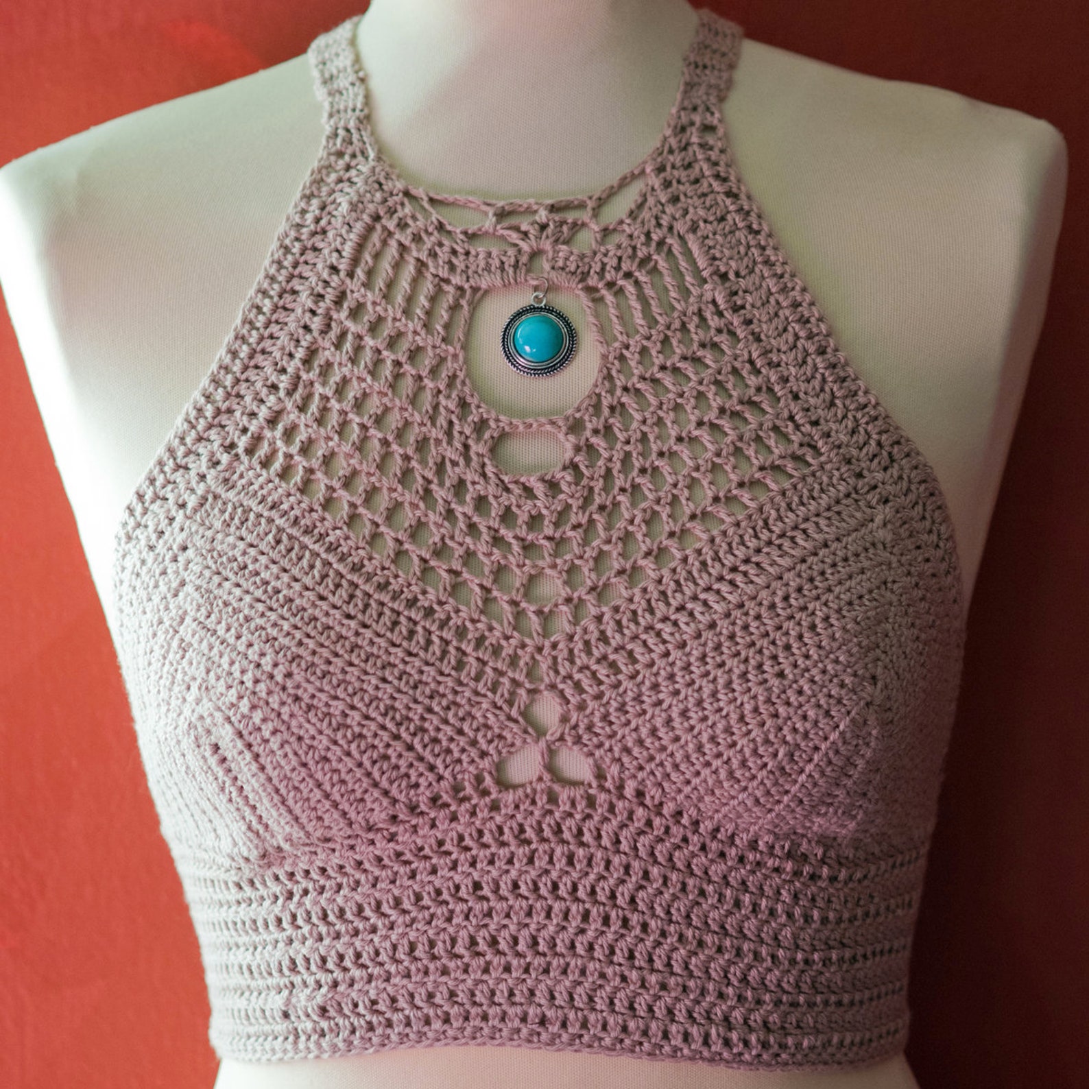 Boho Corset Halter Top Crochet Pattern: Intricate, Lace Crochet Pattern ...