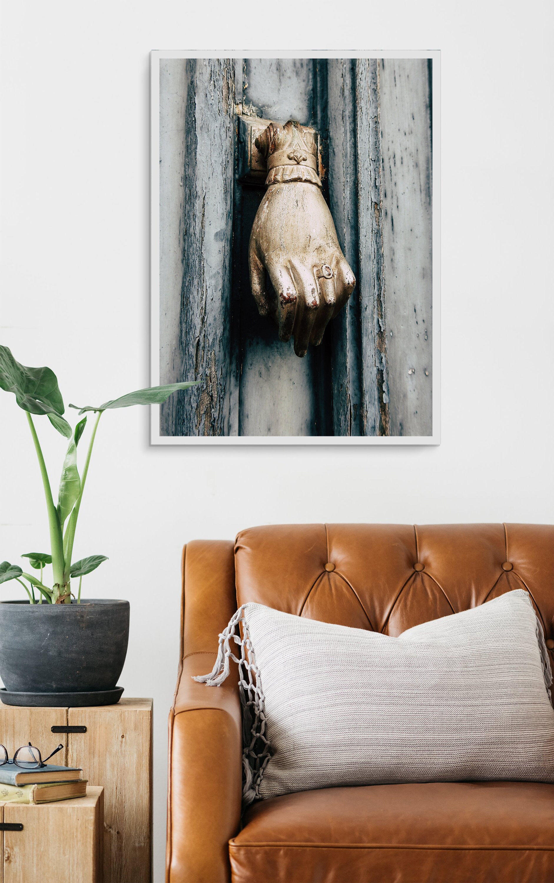 Printable Wall Art Print of Vintage Hand Knocker and | Etsy