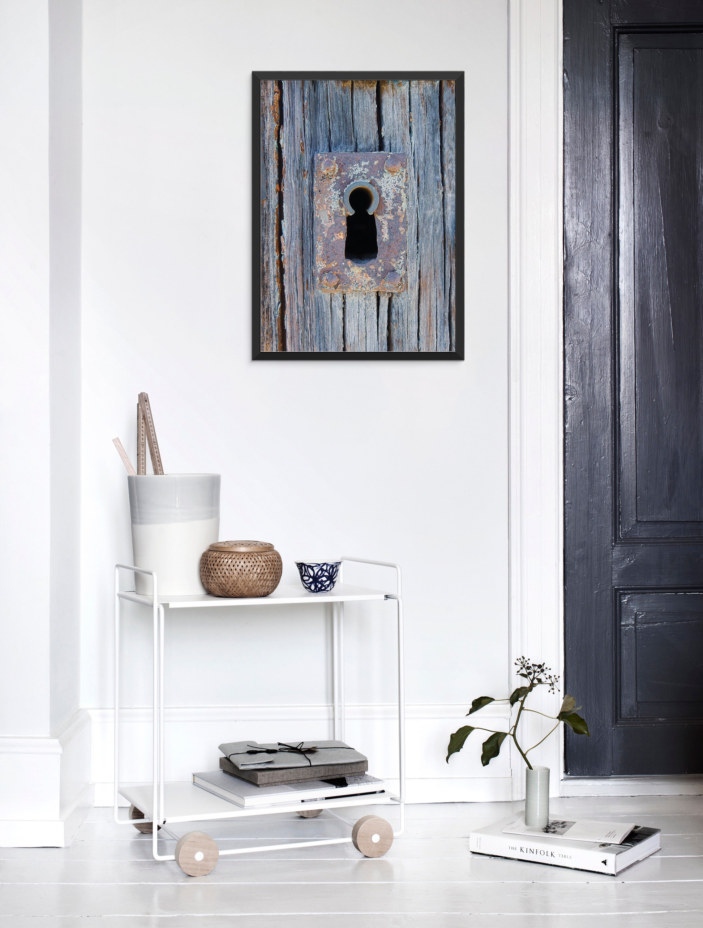Printable Wall Art, Antique Keyhole Print, Weathered Wooden Door, Rural ...