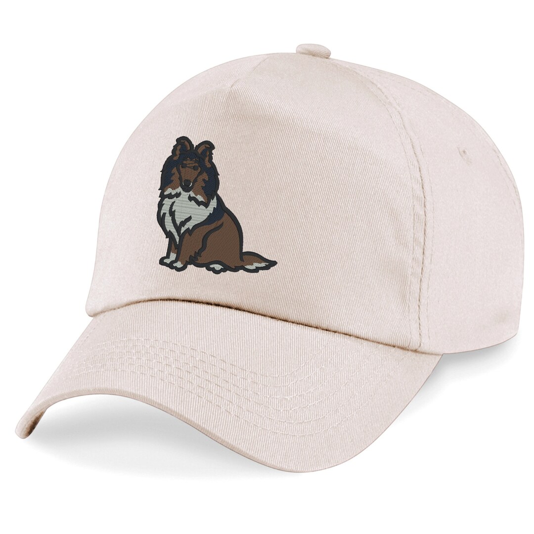 Adult/kids Size Baseball Cap Hat With Embroidered Sheltie Dog - Etsy
