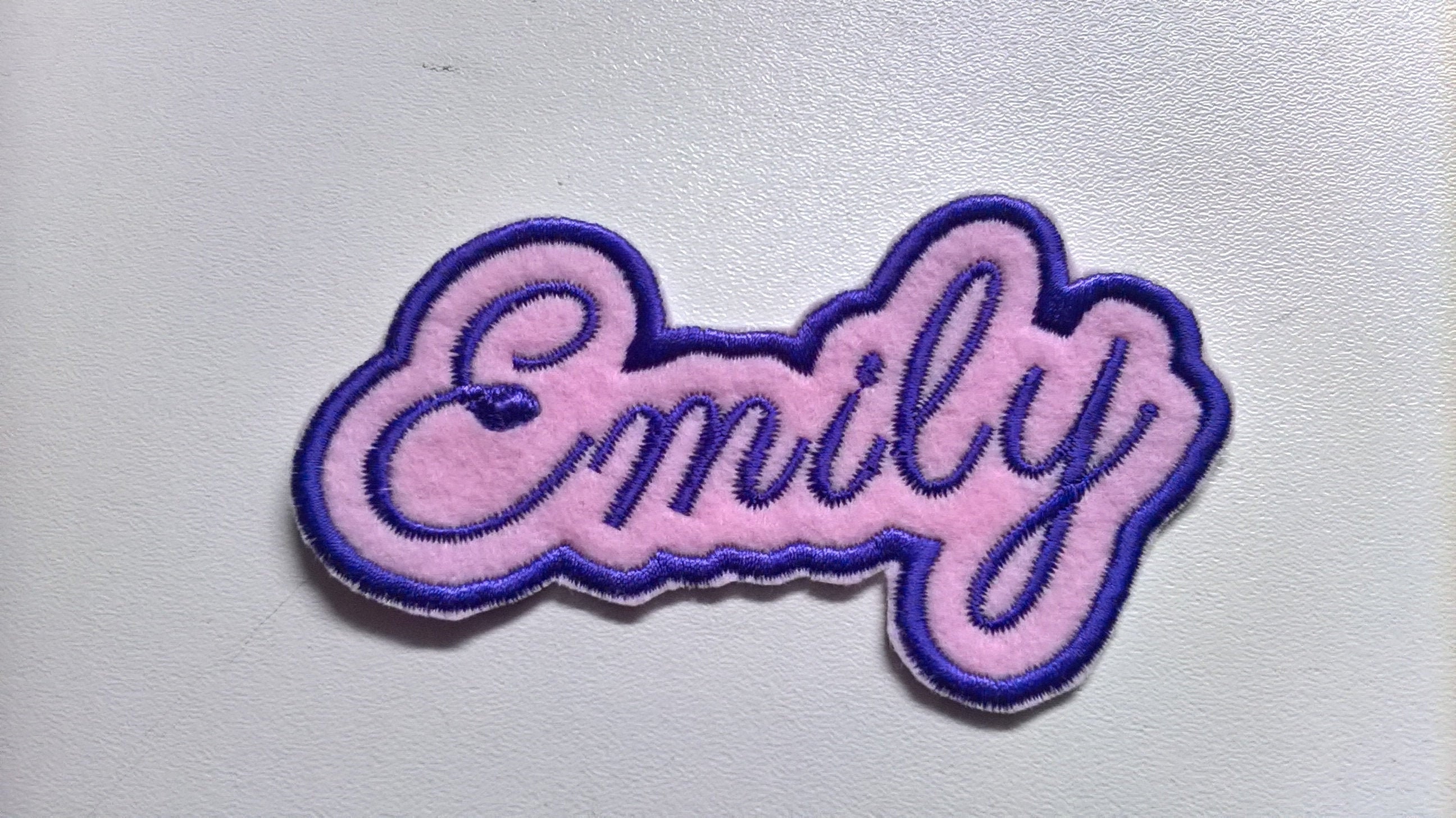 Embroidered Personalised Name Badge 100mm Wide Patch Iron on | Etsy