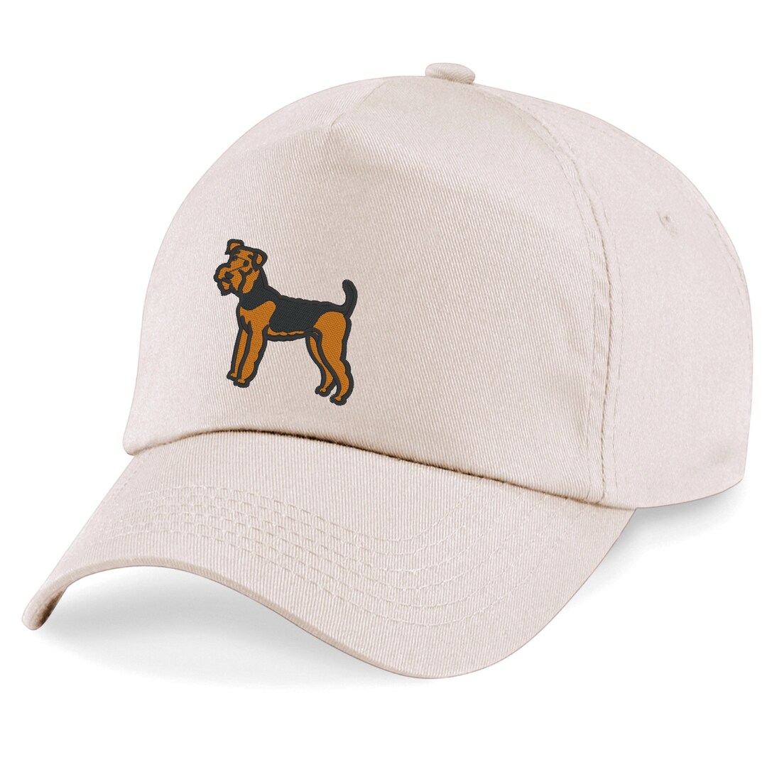 Adult/kids Size Baseball Cap Hat With Embroidered Airedale Dog - Etsy