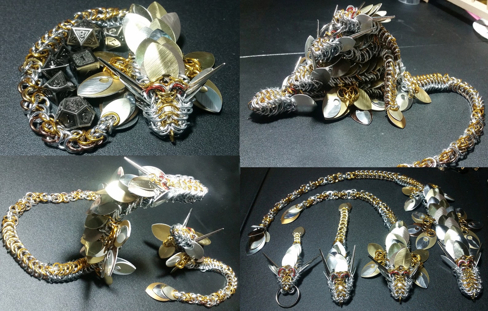 Chainmaille Eastern Dragon - Etsy