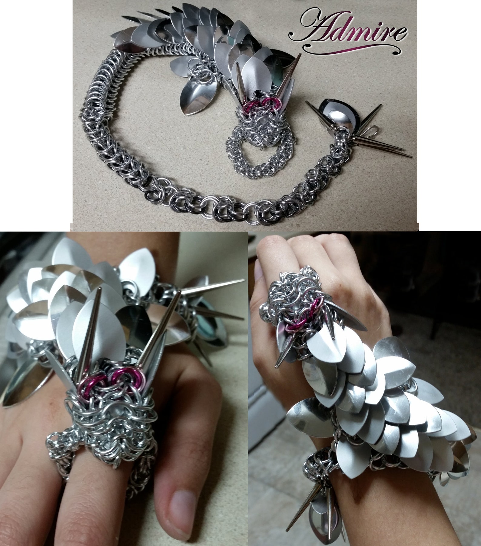 Chainmaille Eastern Dragon | Etsy