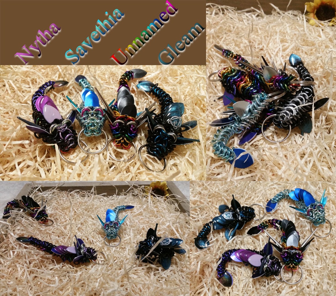 Chainmaille Eastern Dragon | Etsy