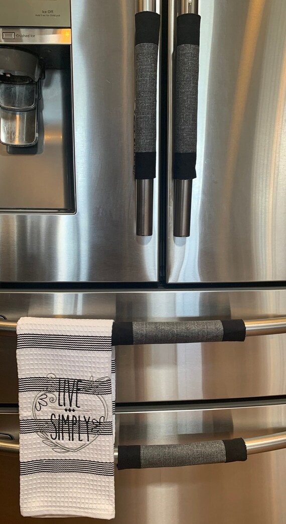 Refrigerator Handle Wraps With Matching Dish Towel - Etsy