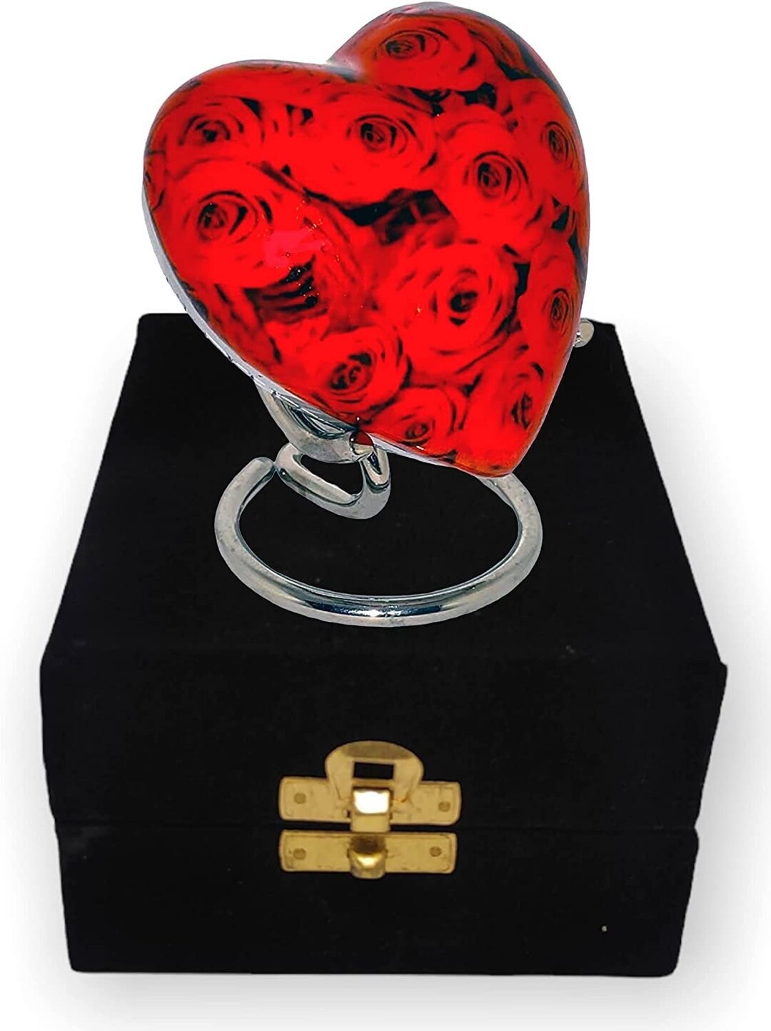 Akanksha Arts Classic Heart Shape Keepsake Urn for Human Ashes – With ...