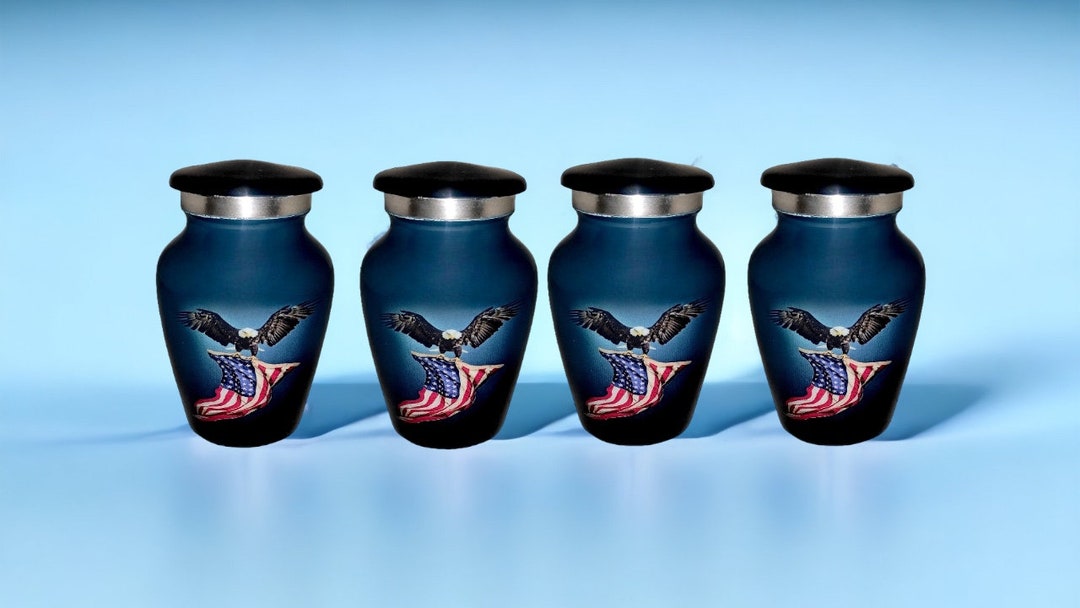 Akanksha Arts Classic Small Mini Cremation Keepsake Urns for Human ...
