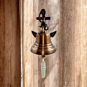 6" Decorative Metal Door Bell, Anchor Ship Bells -large Dinner Call ...