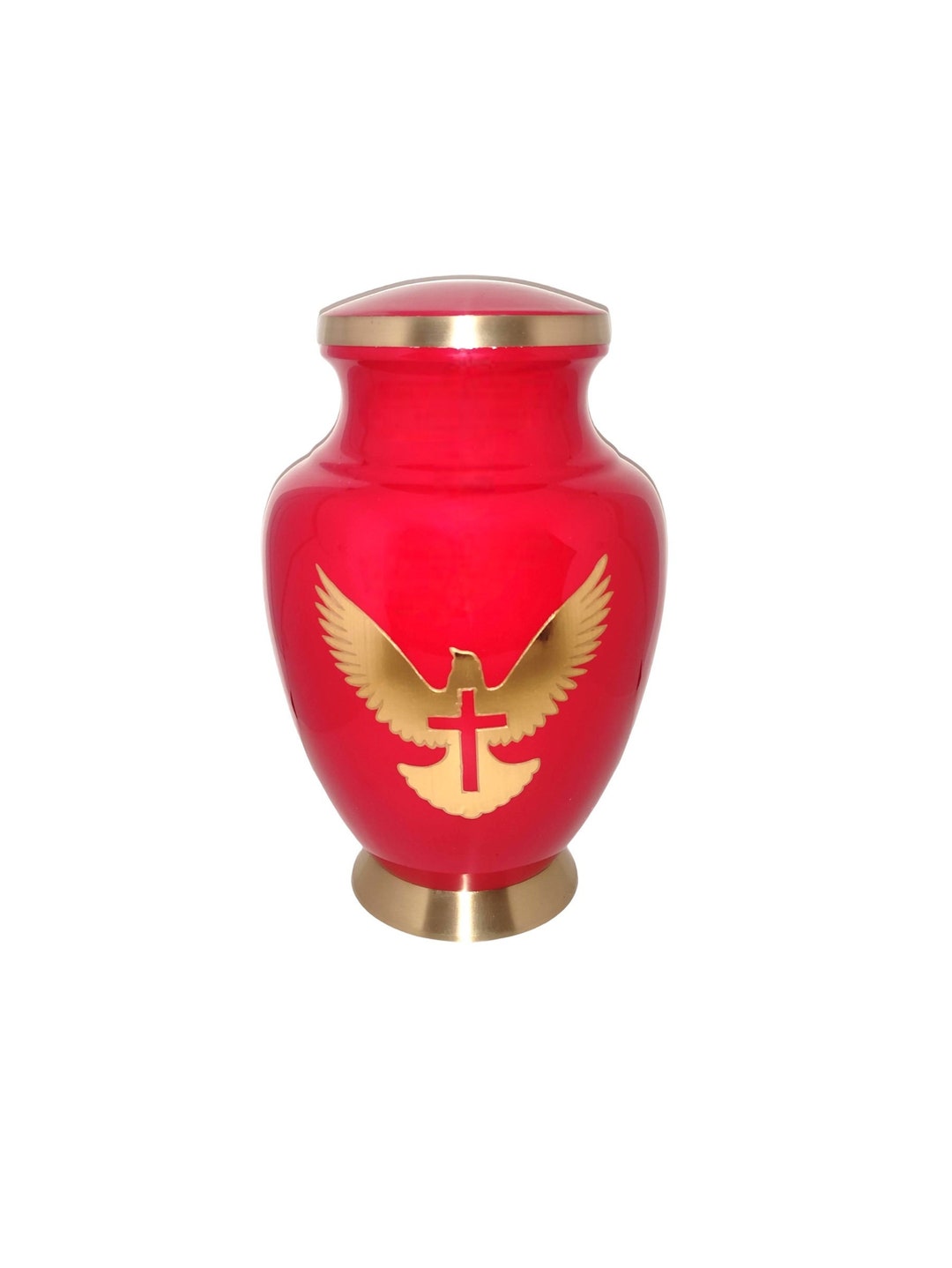 Akanksha Arts Cremation Urn, Burial Urns. Lovely Flying Eagle Cross ...